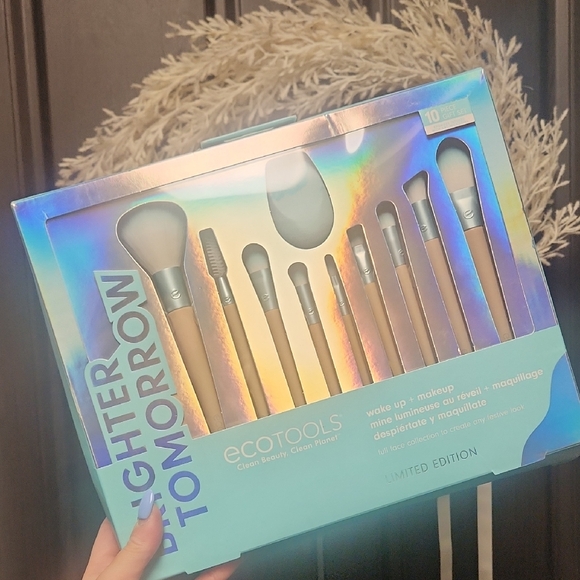 ecotools | Makeup | Ecotools Brighter Tomorrow Brush Set Blue And Tan ...
